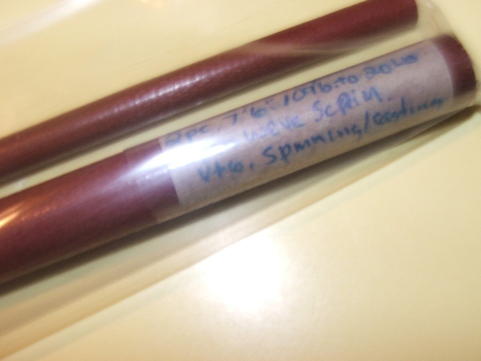 Vtg. 2 pc. 7' 6'' Fiberglass spinning or casting Rod Blank 10 to 20 ...