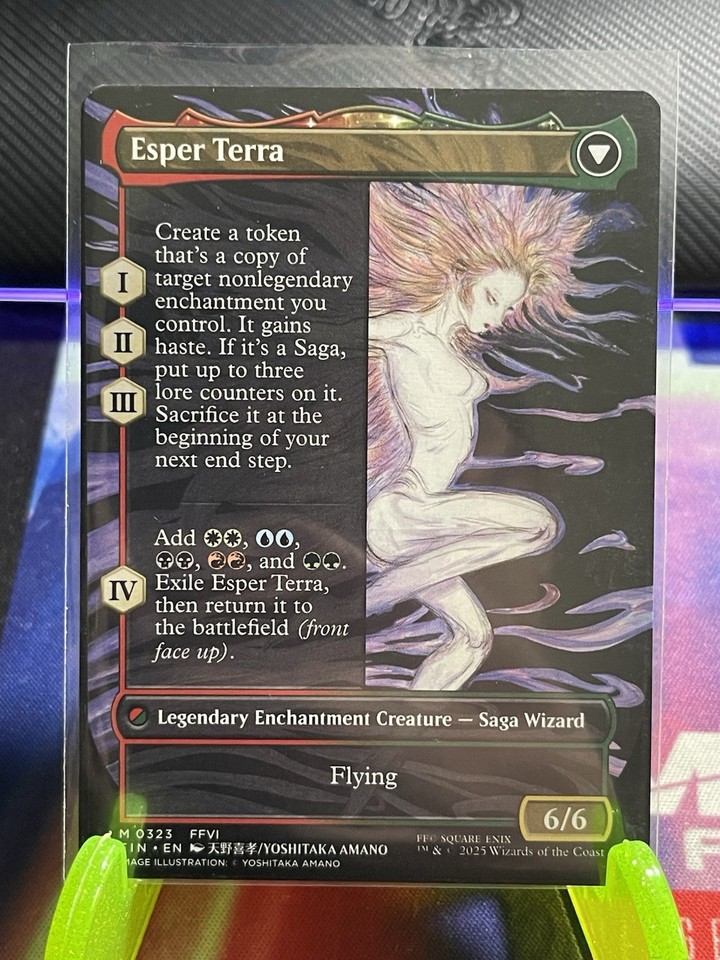 Terra, Magical Adept (Borderless) Final Fantasy Regular | eBay