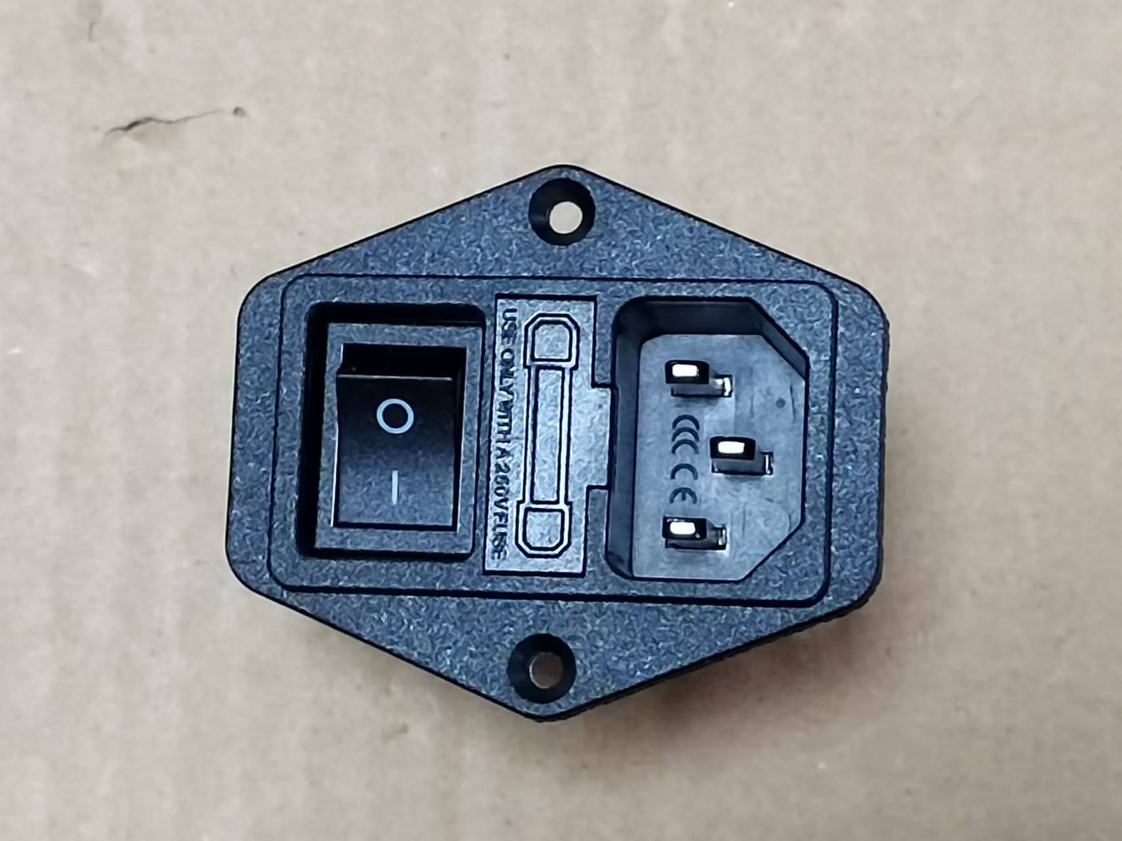 CW2B-6A-T IEC socket with switch EMI filter 115/250V 6A AC power ...