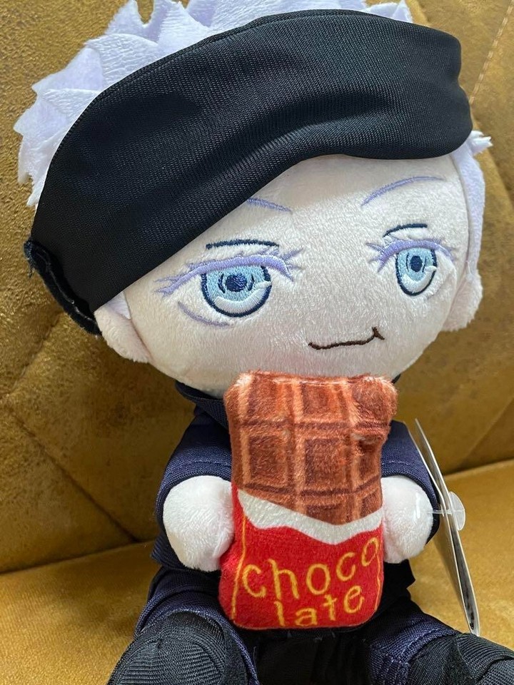 Jujutsu Kaisen Satoru Gojo eat haguhagu Plush Doll Toy Taito 20cm From ...