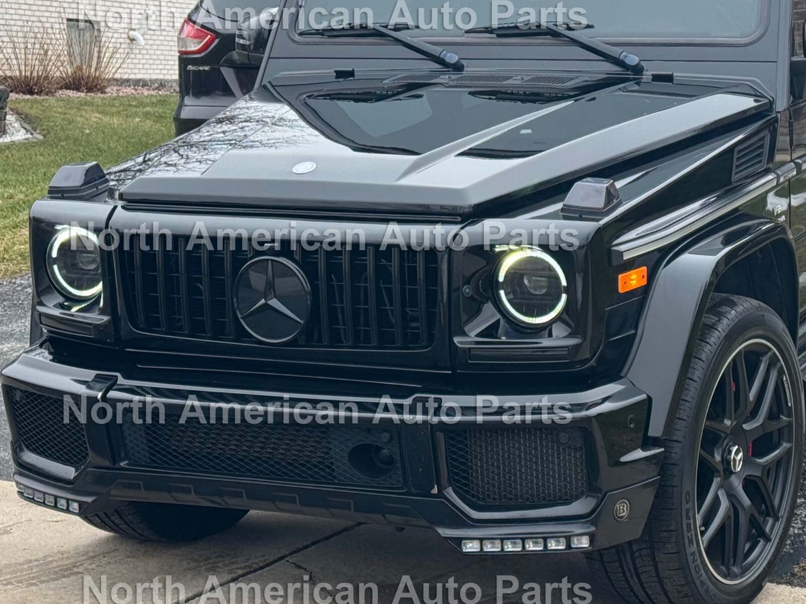 G63 2007-2018 Black LED Headlights G-Wagon 2019+ Style G500 G550 Plug ...