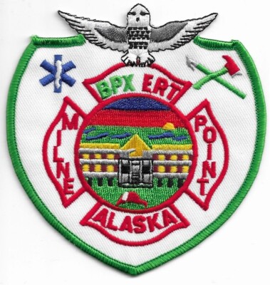Industrial - AK - B.P.X. - E.R.T., Milne Point (3.75" x 4" size) fire ...