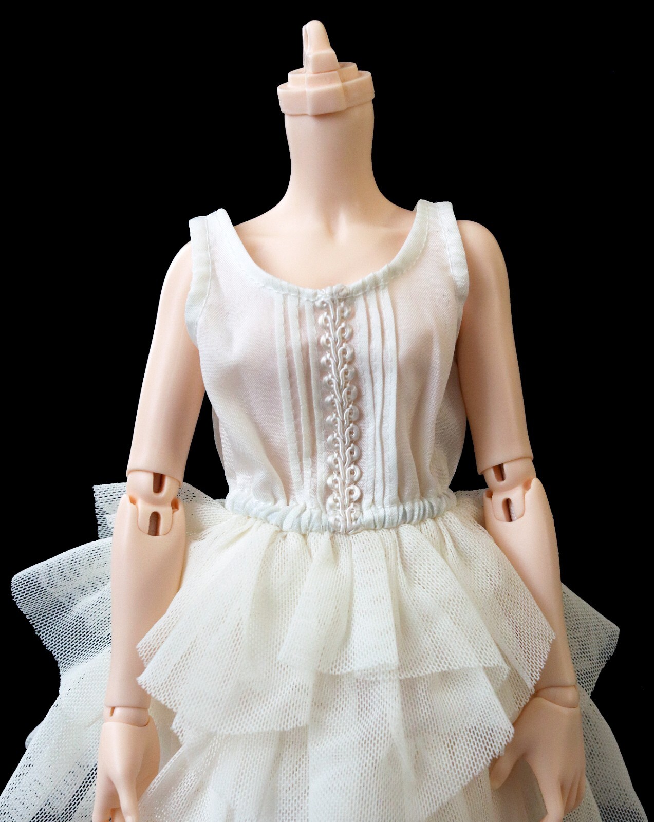 Lovesprung White Tulle Dress for Unoa / Fairyland A-line MNF Slim 1/4 MSD BJDs | eBay