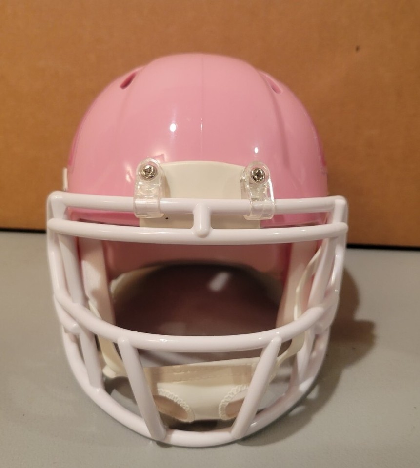 Arizona Cardinals Pink Mini Speed Helmet Breast Cancer Awareness 3 5/8 ...
