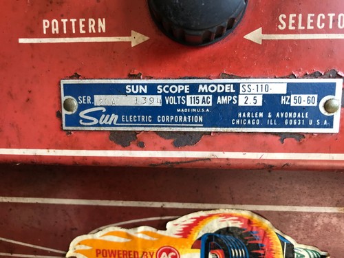 Sun Infra Red Engine Performance Tester Model SS 110 | eBay