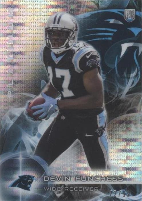2015 Topps Platinum - Rookies Devin Funchess #145 Pulsar Refractor /99 ...