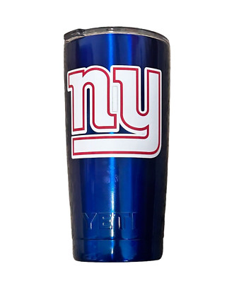 YETI Rambler 20 oz. Insulated Tumbler Stainless w/ Lid NY Giants NFL ...