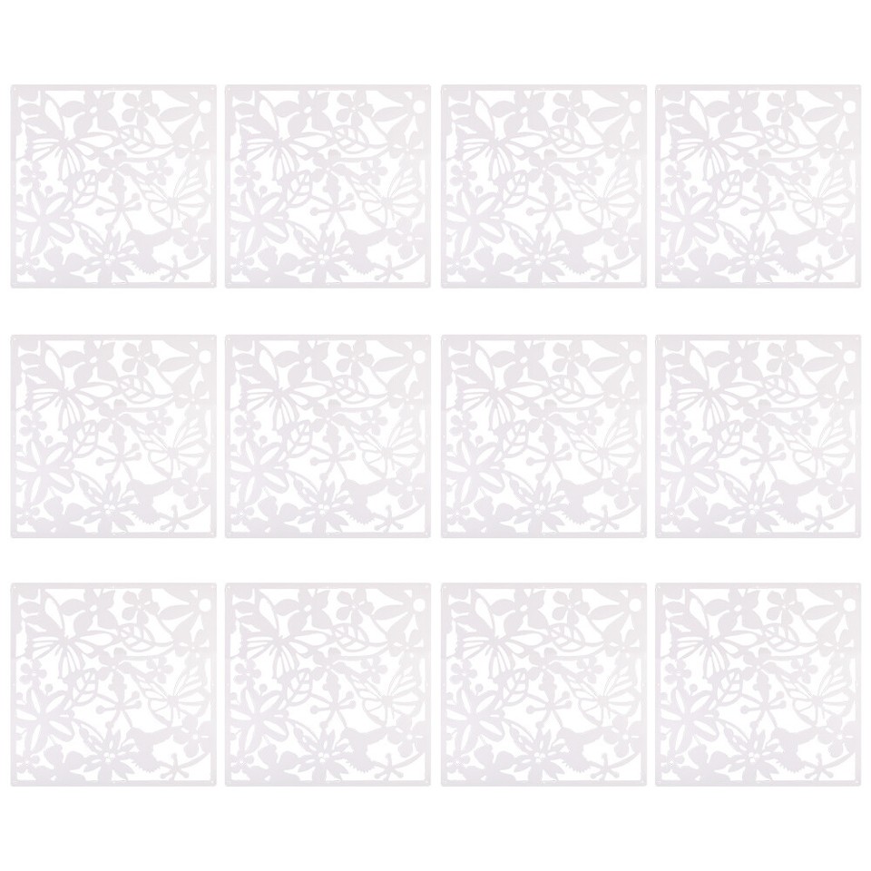 12Pc Hanging Room Divider PVC Screen Panels Living Room Bedroom Office ...