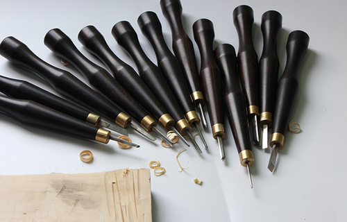 21 pieces HSS sandalwood handle wood carving tool for printmaking ...