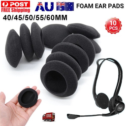10PCS Ear Pads Replacement Sponge Cover Headphone Earphone Headset Foam ...
