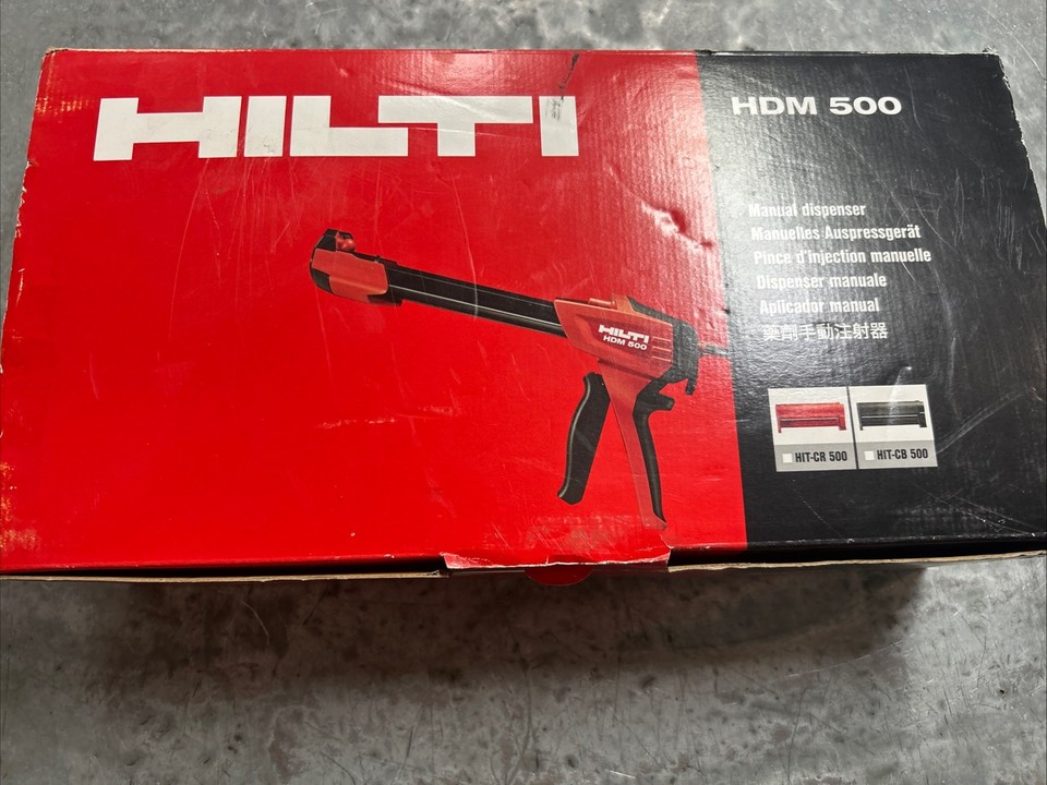 Hilti HDM 500 Manual Anchor Epoxy Dispenser W/ Box | eBay