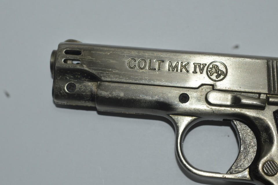 COLT MK IV Gun Shaped Lighter 5 Inch Long Circa 1980's Sold As-Is Good ...