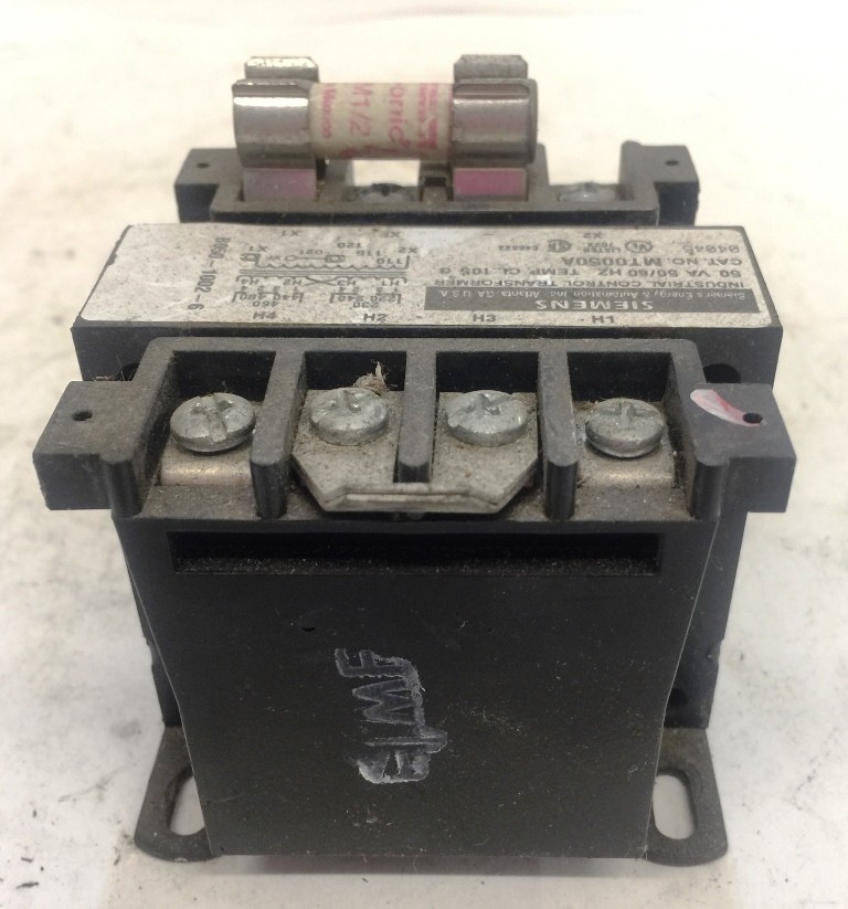 SIEMENS, CONTROL TRANSFORMER, MT0050A, 50VA, 50/60Hz, 240/480-120V | eBay