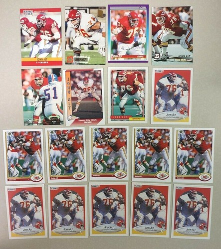 18 Card Lot of JOHN ALT Kansas City Chiefs A must have for collector ...
