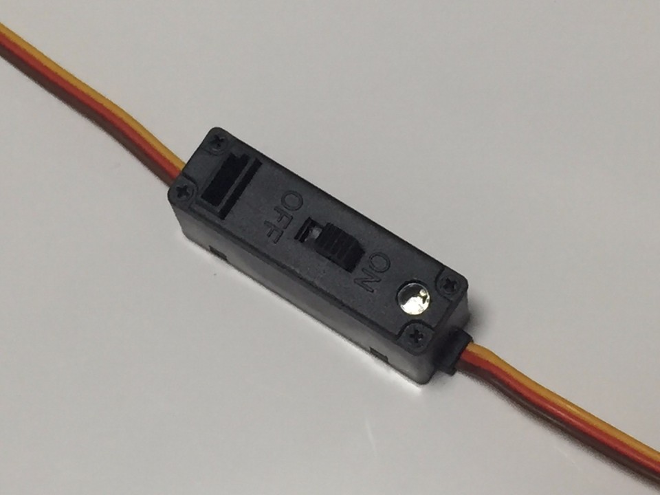 Heavy Duty RC Switch LED Receiver Battery On/Off Fits JR Futaba ...