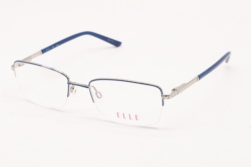ELLE EL 13487 SILVER BLUE AUTHENTIC DESIGNER FRAMES EYEGLASSES 51-18 | eBay