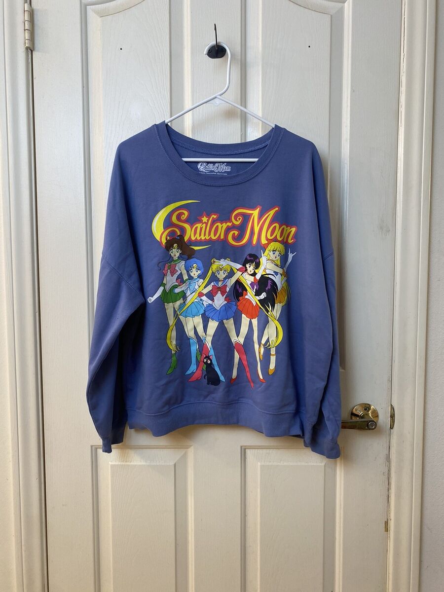 Vintage Sailor Moon Luna Crew Neck Sweatshirt Size XXLarge Vintage Sailor Moon Luna Crew Neck Sweatshirt Size XXLarge
