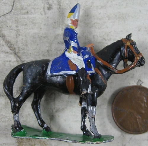 Lot of Vintage Miniature Cast Lead Soldiers on Horse Stadden | eBay