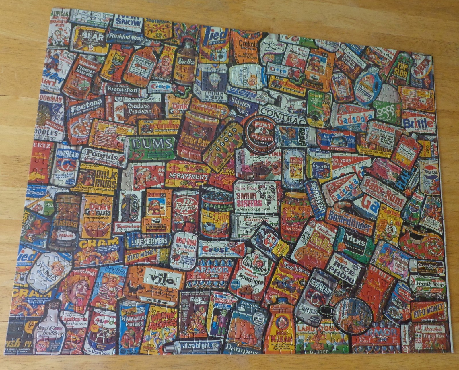 1973 Wacky Packages Picture Jigsaw Puzzle Topps Chewing Gum Jaymar 800 ...