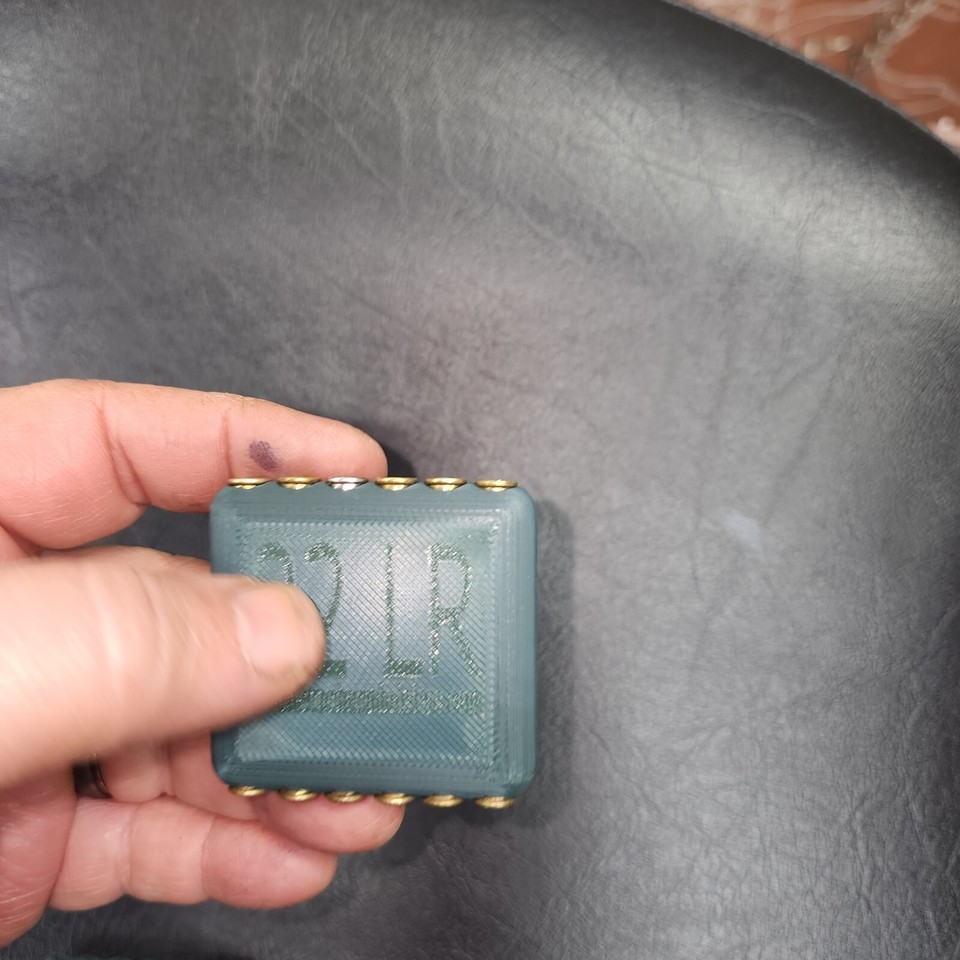 22lr ammo holder For EDC . OD Green Holds 12 Lr Shells In A Compact ...