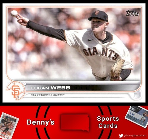 2022 Topps Update #US9 Logan Webb San Francisco Giants Baseball Card | eBay