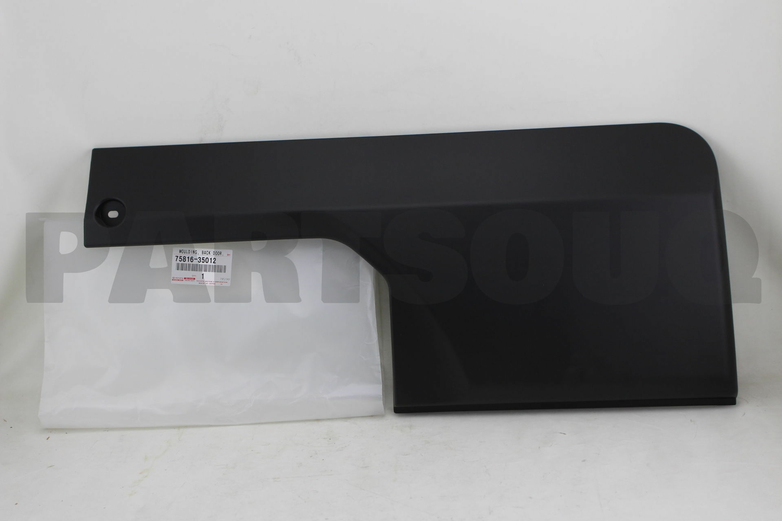 7581635012 Genuine Toyota MOULDING, BACK DOOR OUTSIDE, LH 75816-35012 ...
