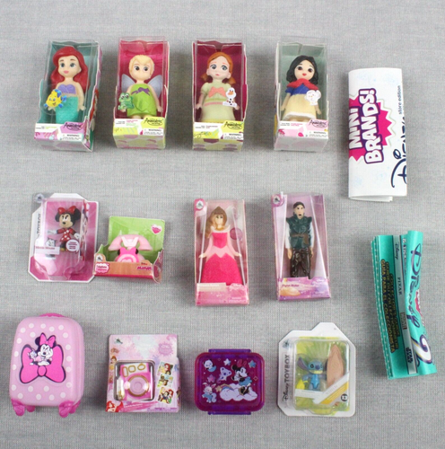 Zuru Disney Store Lot of 12 ANIMATORS PRINCESS MINNIE MIX Mini Brands ...
