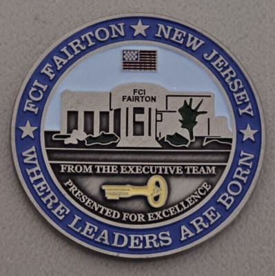 Federal Bureau of Prisons, FCI Fairton, NJ, Challenge Coin | eBay
