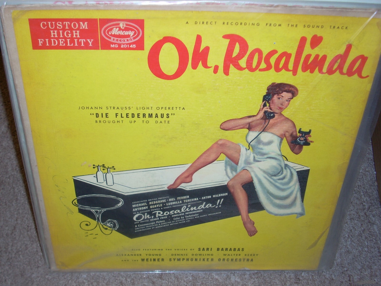 OH ROSALINDA michael redgrave / ludmilla tcherina ( soundtrack ) | eBay