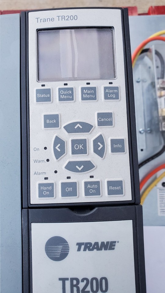 Trane TR200 VFD Drive 20HP - 15kW 380/460 VAC - 3 ph X13171907001 ...