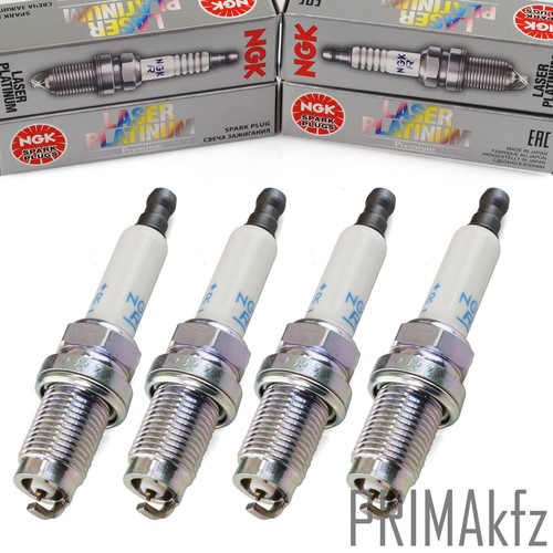 4x NGK Laser Platinum Zündkerzen PZFR6R 5758 für Audi Seat Skoda VW 1.4 ...
