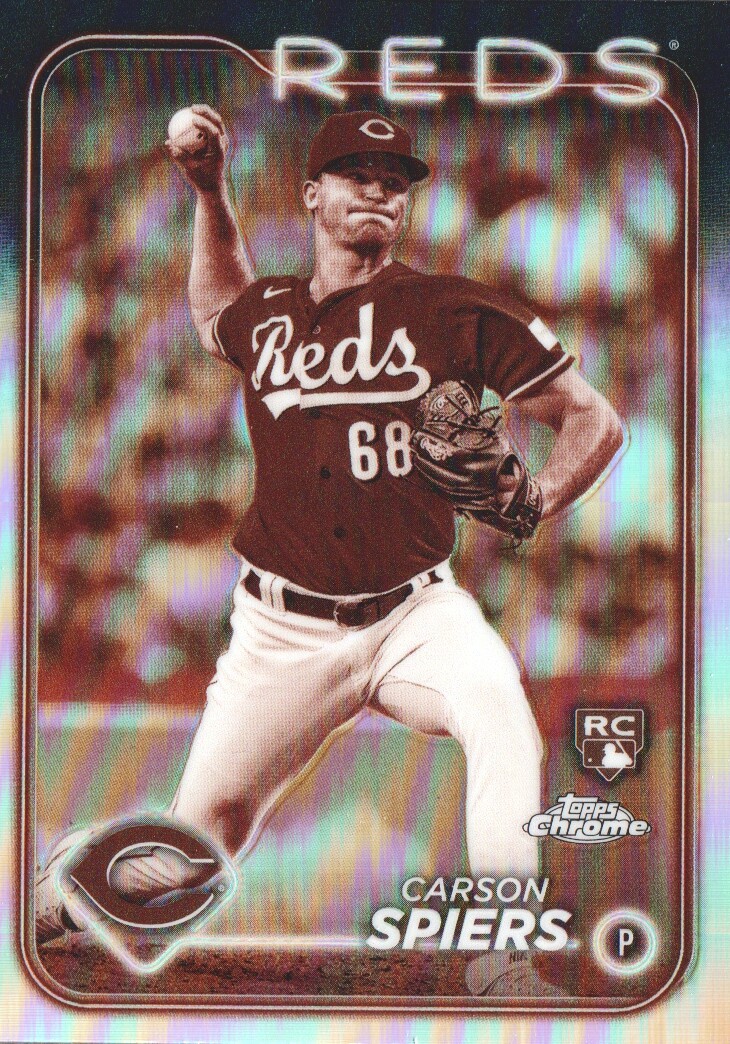 2024 Topps Chrome - Sepia Refractor #167 Carson Spiers (RC) for sale ...