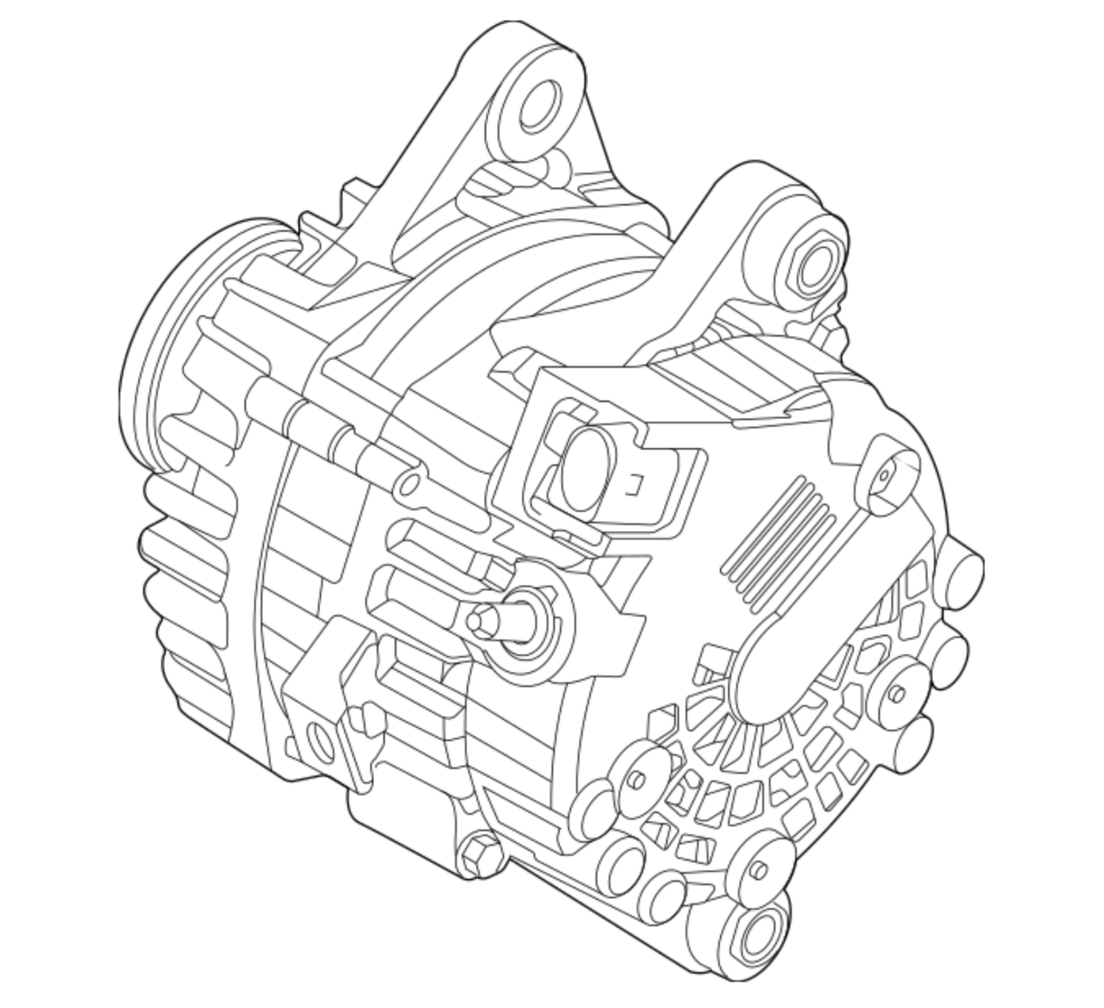 OEM 37300-2M417 Alternator Ups# for Hyundai Kia Gamma 1.6L Engine ...
