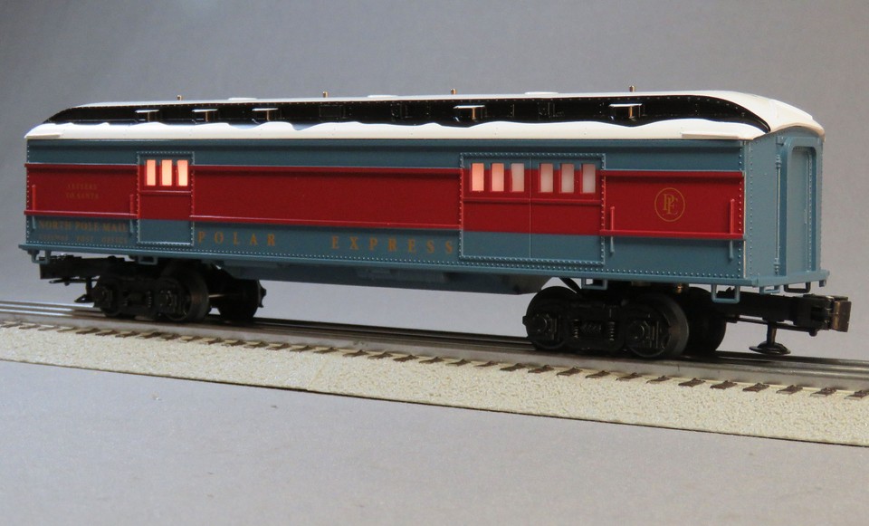 LIONEL POLAR EXPRESS LETTERS TO SANTA MAIL CAR O GAUGE train snow 6 ...