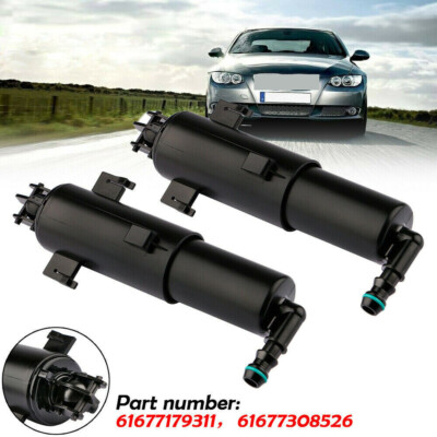 2PCS Headlight Washer Nozzle Sparyer For BMW 3Series E90 E91 E92 E93 ...