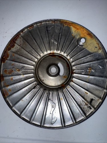 LA WIRE Wheel Rim CENTER CAPS BOLT ON 3 BAR FLUTED SPINNERS Vintage 7. ...