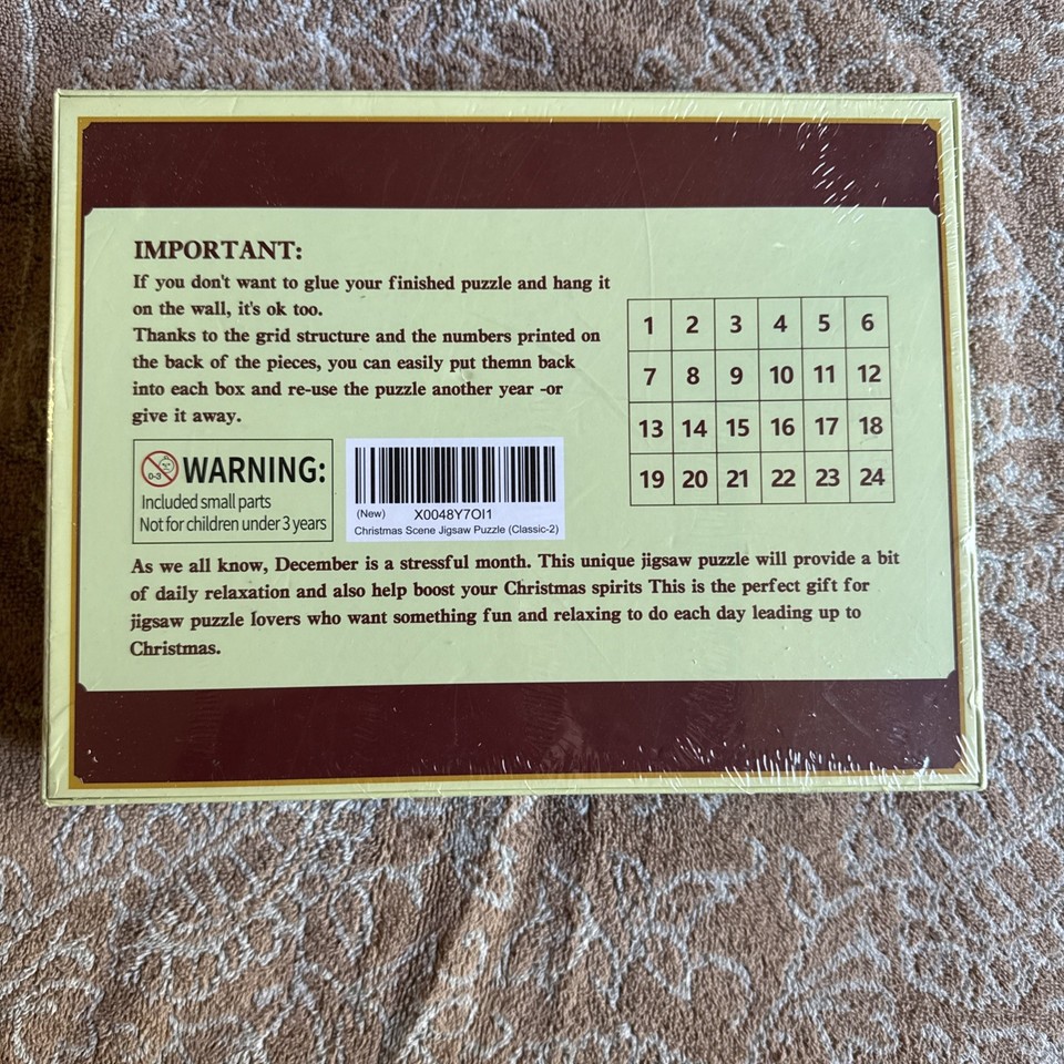 Advent Calendar Jigsaw Puzzle 24 Box 1008 Pieces, Christmas Santa Countdown | eBay