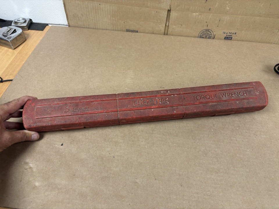 Snap On Click Type 1/2" Torque Wrench QJR 3200 w/ case | eBay