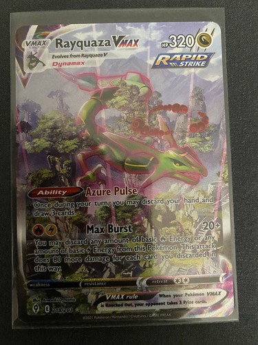 Rayquaza VMAX (Alternate Art Secret) 218/203 Swsh07: Evolving Skies ...