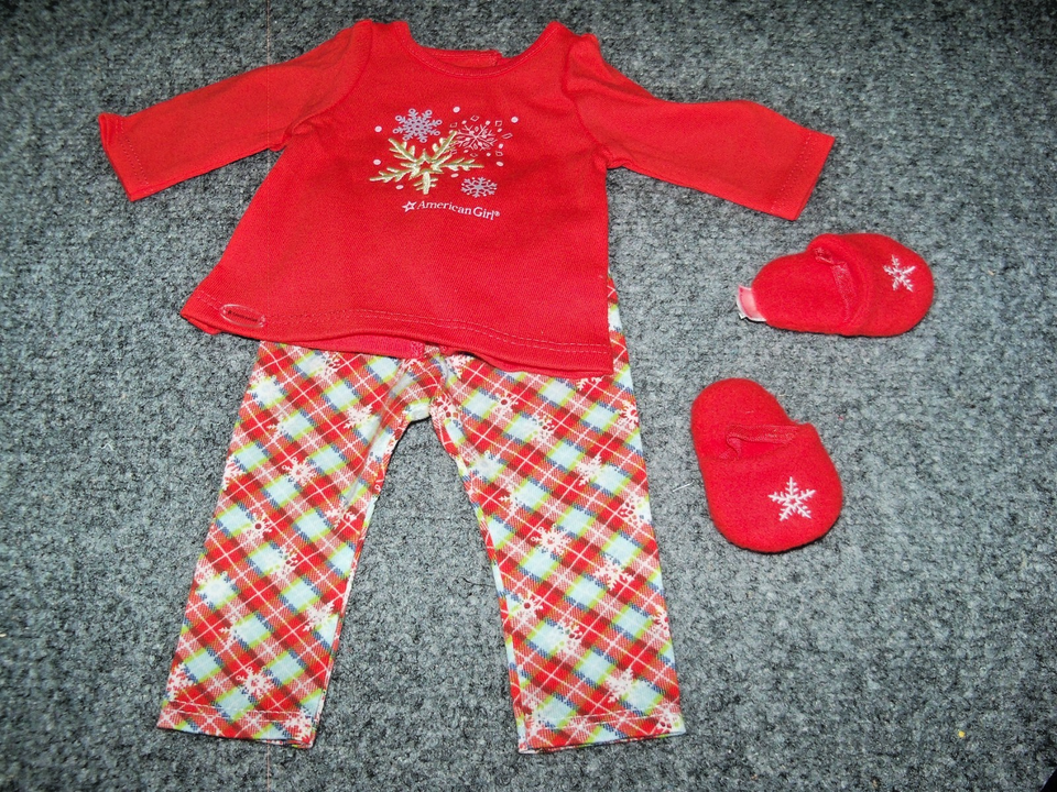 American Girl Truly Me Warm Holiday Dreams Pajamas (RETIRED) Excellent ...