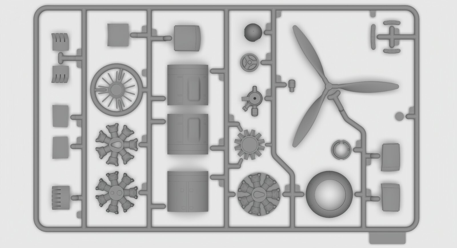Do 217J-1/2, WWII German Night Fighter (Plastic model kit) 1/48 ICM ...