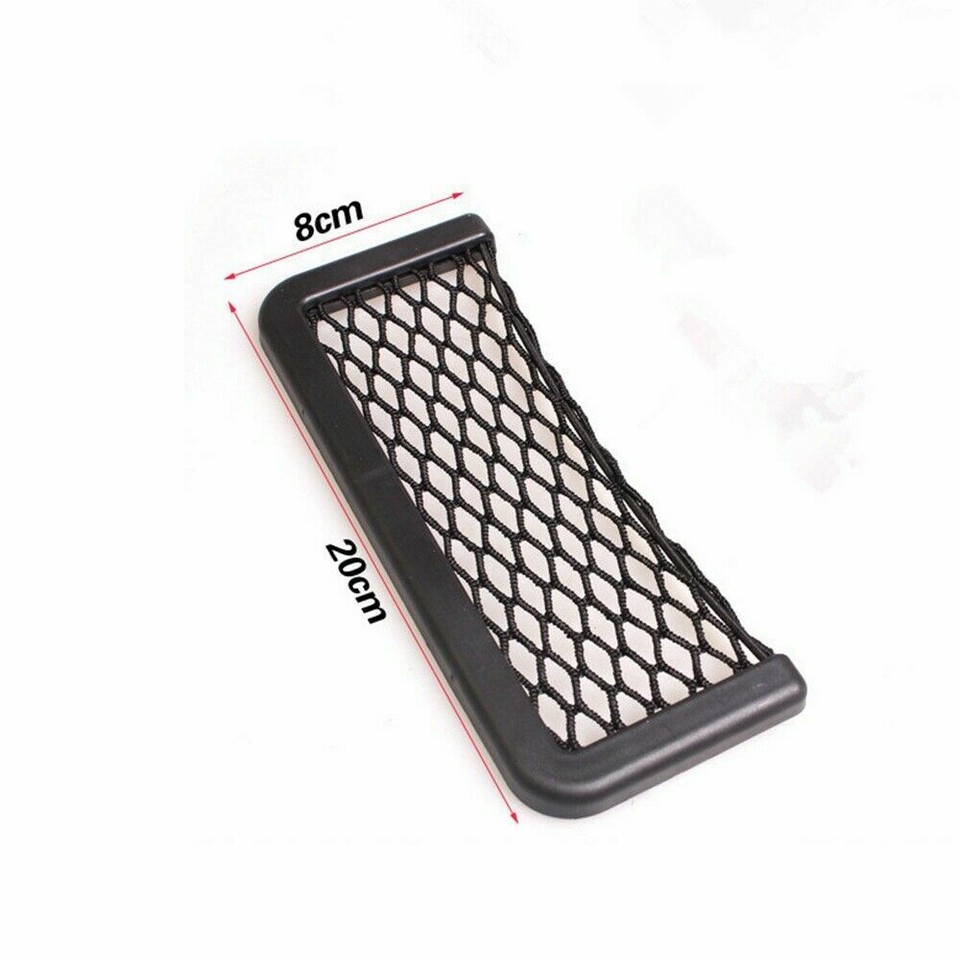2pcs Car Van Truck Net Mesh Storage Bag Pocket Organiser Holder Phone ...