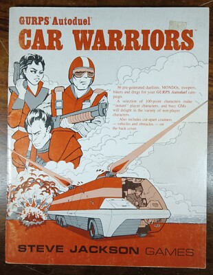 GURPS Autoduel Car Warriors (1987, Steve Jackson Games) RPG very good unpunched | eBay