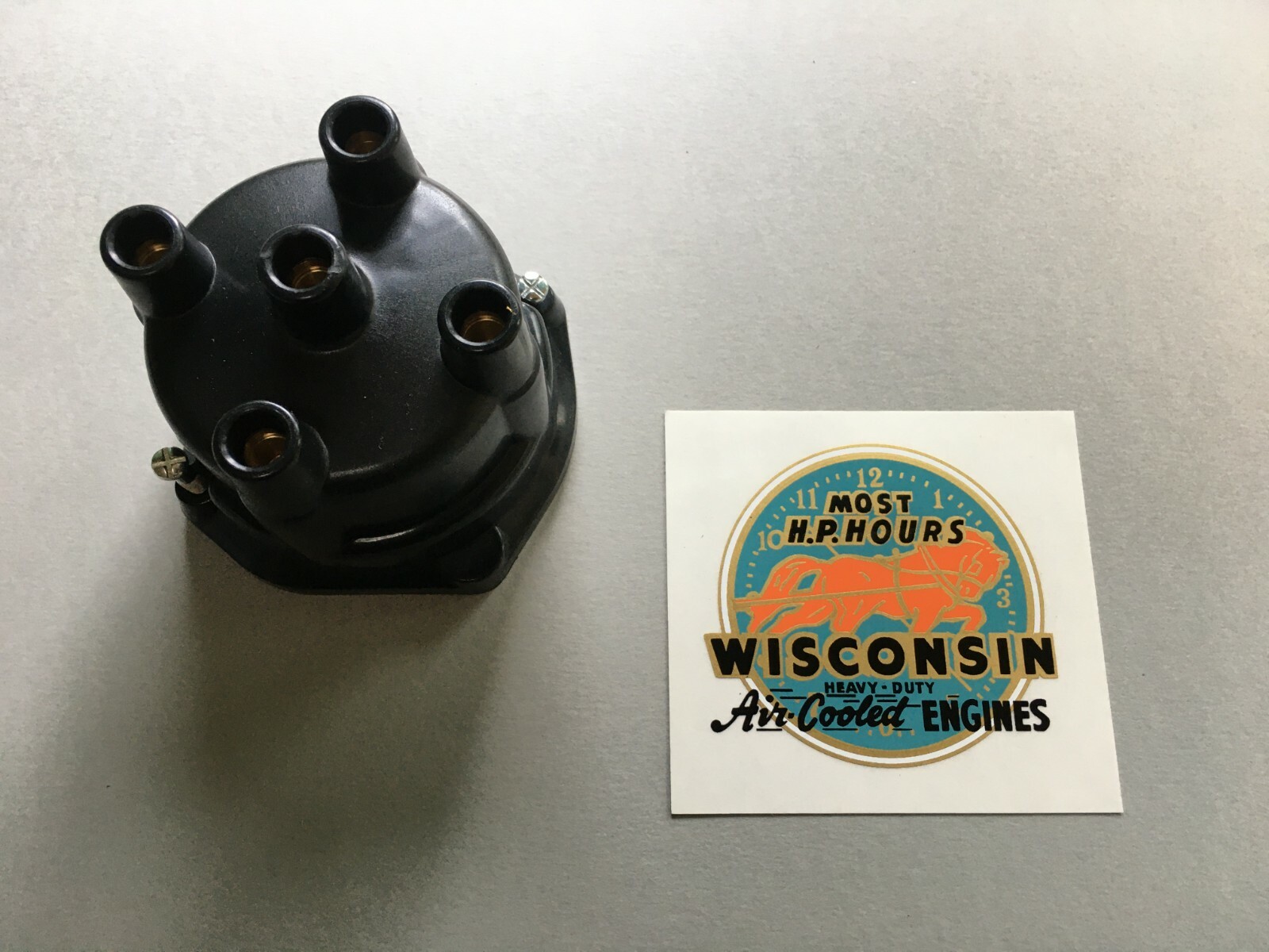 Wisconsin V465D Engine 18-1960833 Distributor Cap YF34 Delco | eBay