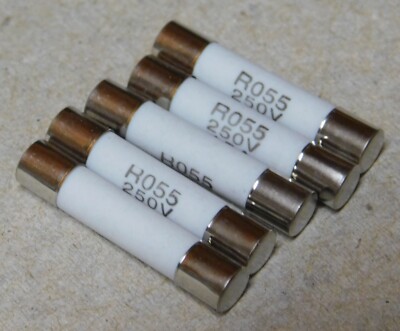 5 Pcs R055 15A 250V 5X25mm FAST BLOW Ceramic Fuse ~ Fast USA 1st Class ...