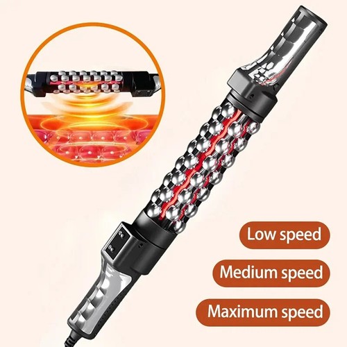 Roll Massager Red Light Heated Massage Device 360°Rotating Roller For ...