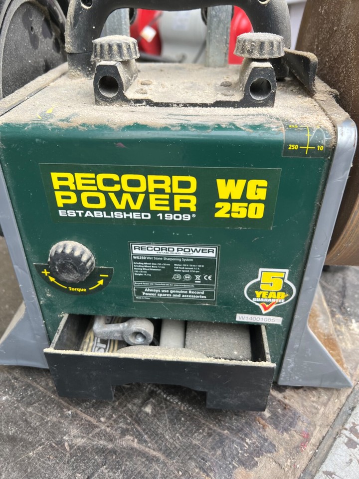 Record Power WG250-PK/A 10" Wet Stone Sharpening System - Ref: F08/24 ...