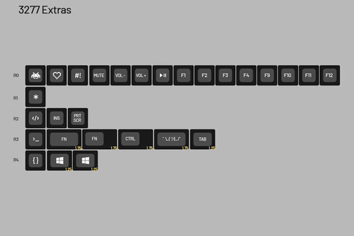 Drop + Matt3o MT3 3277 Keycap Set / Extras — Black — New Open Box | eBay