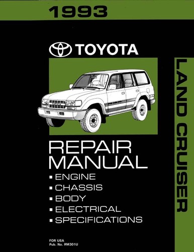 1993 Toyota Land Cruiser Shop Service Repair Manual | eBay
