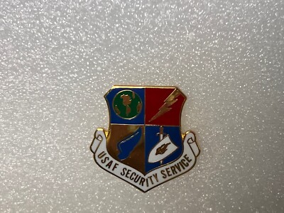 USAF SECURITY SERVICES HAT/LAPEL PIN MEASURES 1 AND 1/8TH | eBay